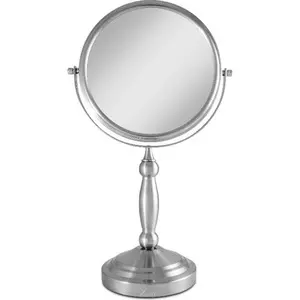ZADRO Makeup Mirror With 10x/1x Magnifications - Satin Nickel