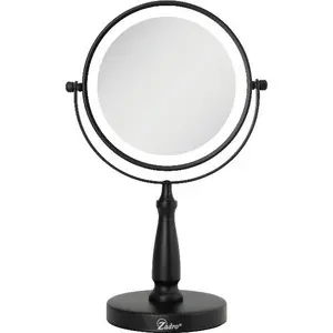 ZADRO Lighted Makeup Mirror With 8x/1x Magnifications Black