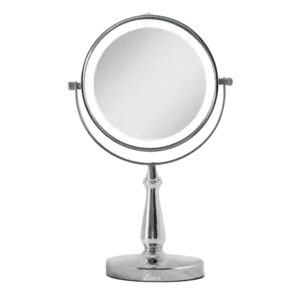 ZADRO Lighted Makeup Mirror With 8x/1x Magnifications - Chrome