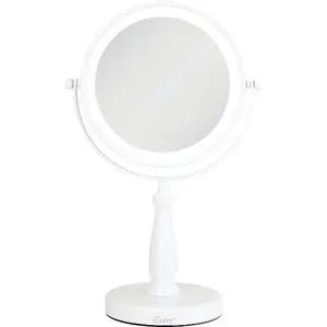 ZADRO Lighted Makeup Mirror With 8x/1x Magnifications White