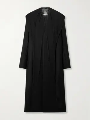 Y/project Hooded Draped Cotton Coat