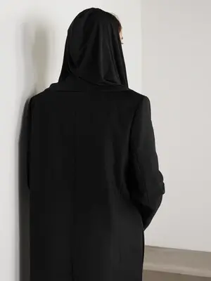 Y/project Hooded Draped Cotton Coat