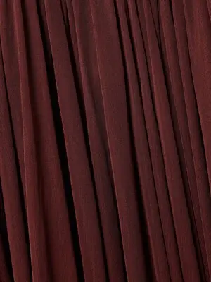 16Arlington Axar Pleated Jersey Midi Dress