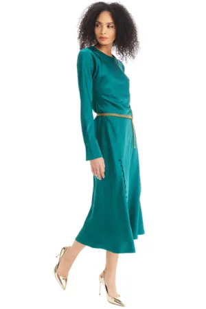 ALLISON NEW YORK Satin Slip Dress
