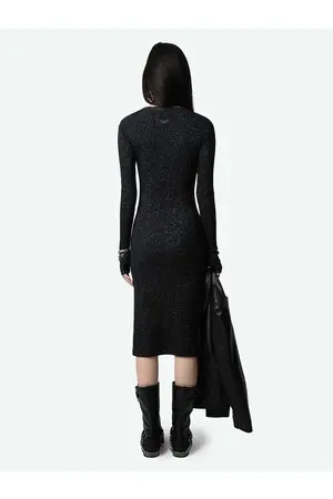 Zadig&Voltaire Ruby Lurex Midi Dress