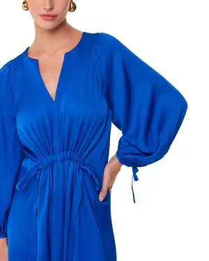 Whistles Molly Satin Midi Dress