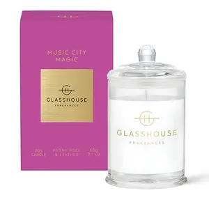 GLASSHOUSE FRAGRANCES Glasshouse Fragrance Music City Magic Candle 2.1 Oz - No Color