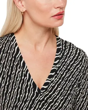 Whistles Petite Ruched Midi Dress