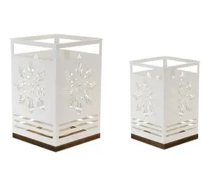 MELROSE Snowflake Candle Holder - One-color