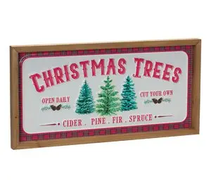 MELROSE Christmas Tree Sign - One-color