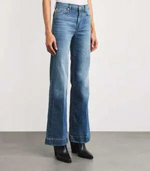 7 For All Mankind Modern Dojo Soho Flared Jeans - Blue