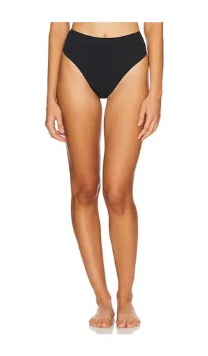 FLEUR DU MAL Le Stretch Multi Fit Micro High Waist Brief - Black