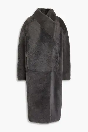 KARL DONOGHUE Wrap-effect Shearling Coat