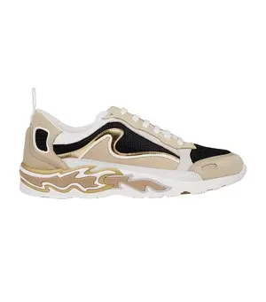 Sandro Flame Etched Sneakers - Yellow