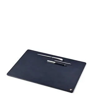 ASPINAL OF LONDON Leather Desk Blotter