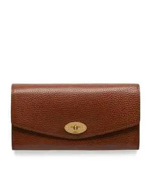 Mulberry Leather Darley Wallet Brown