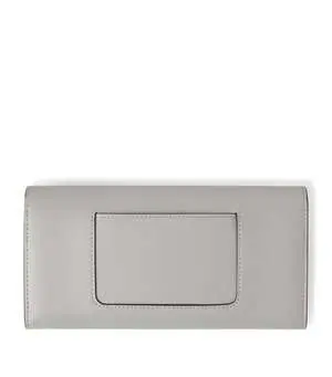 Mulberry Leather Darley Wallet - Grey