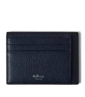 Mulberry Leather Heritage Logo Card Holder - Neutral