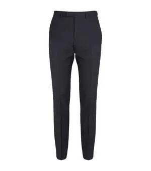 Sandro Wool Suit Trousers - Blue
