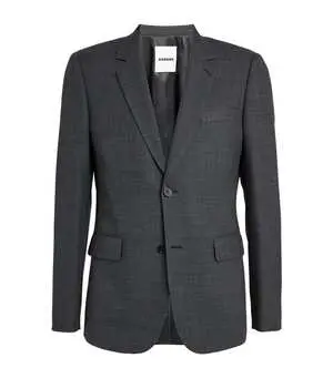 Sandro Wool Suit Jacket - Black