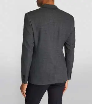 Sandro Wool Suit Jacket - Black