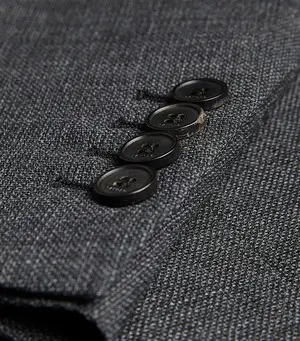 Sandro Wool Suit Jacket - Black