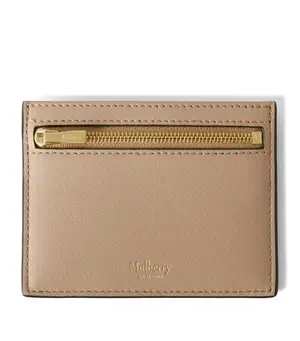 Mulberry Leather Card Holder Brown