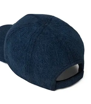 Miu Miu Denim Baseball Cap - Blue