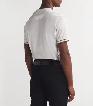 TOM FORD Leather Reversible T Icon Belt - Brown