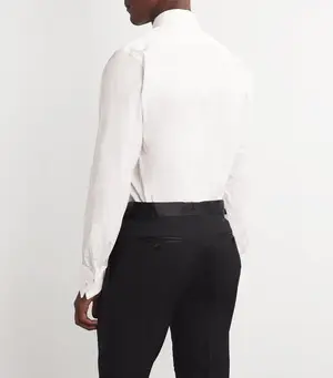 TOM FORD Cotton Pleated-front Evening Shirt