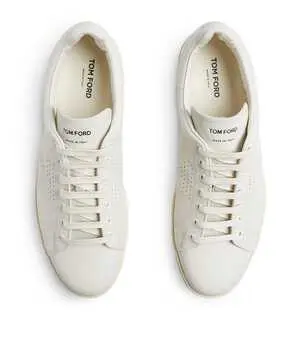 TOM FORD Leather Warwick Sneakers - Neutral