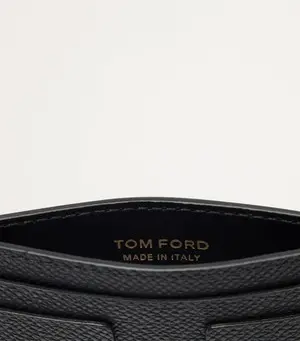 TOM FORD Leather T-line Card Holder