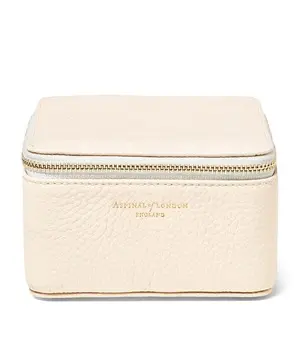 ASPINAL OF LONDON Leather Watch And Ring Box - Neutral