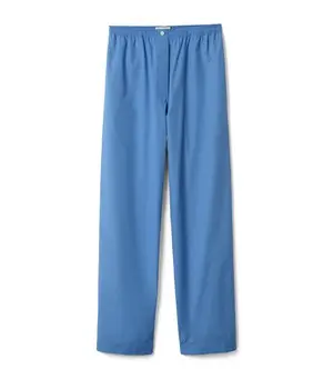 Miu Miu Embroidered Logo Pyjama Trousers - Turquoise