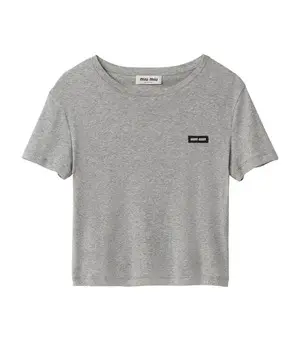 Miu Miu Short Sleeve T-shirts For Women