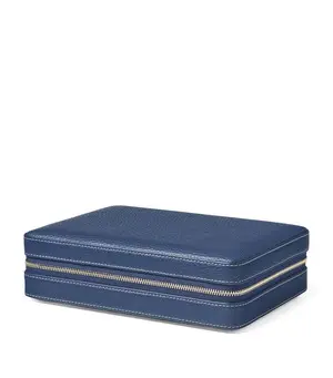 ASPINAL OF LONDON Large Leather Jewellery Case