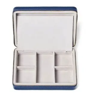 ASPINAL OF LONDON Large Leather Jewellery Case