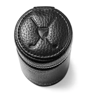 ASPINAL OF LONDON Leather Golf Ball Holder