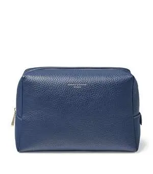 ASPINAL OF LONDON Large London Makeup Bag Blue