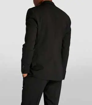 Sandro Virgin Wool Blazer - Black