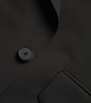 Sandro Virgin Wool Blazer - Black