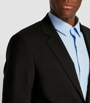 Sandro Virgin Wool Blazer - Black