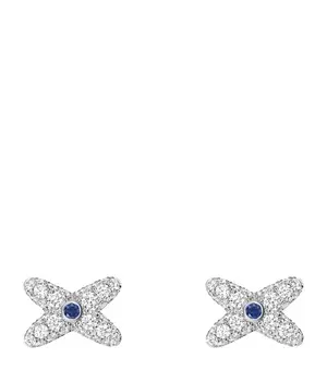 CHAUMET Jeux De Liens Stud Earrings - Silver