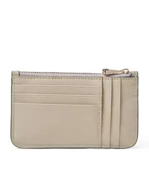 ASPINAL OF LONDON Leather Ella Card Holder Grey