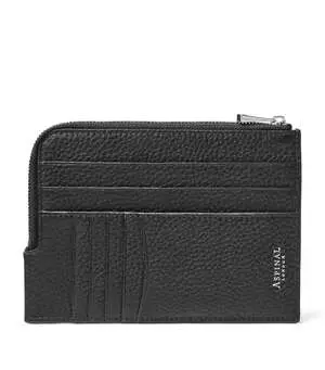 ASPINAL OF LONDON Leather Zipped Travel Wallet - Brown