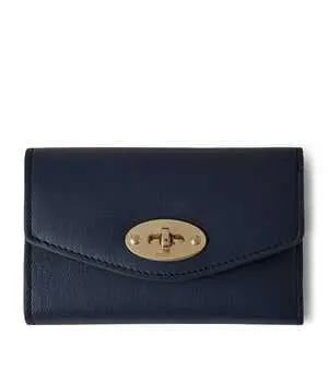 Mulberry Leather Folded Darley Wallet Neutral