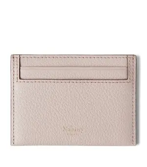 Mulberry Grained Leather Card Holder Pink