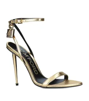 TOM FORD Leather Padlock Sandals