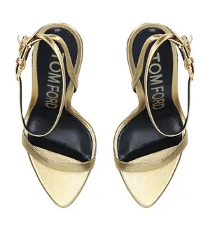 TOM FORD Leather Padlock Sandals
