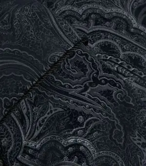 DANIEL HANSON Silk-lined Paisley Smoking Jacket